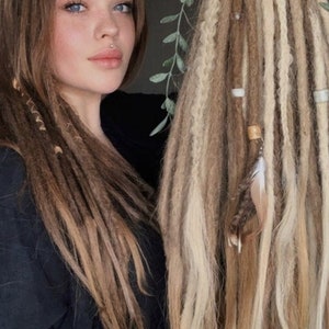 10 Real Hair Loop Dreadlock Extensions - Etsy