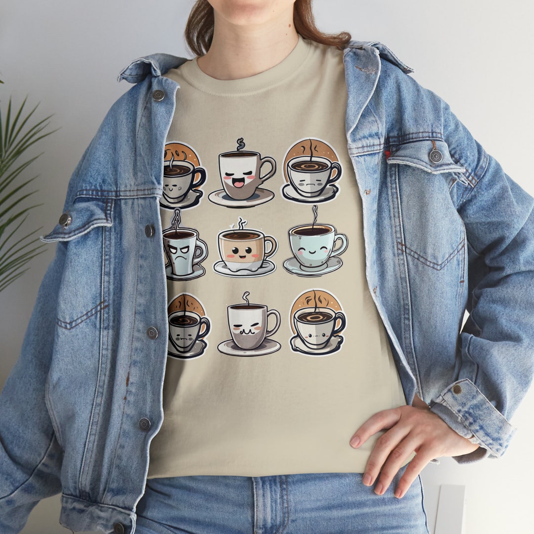 Coffee Cups Variety Chart Unisex Heavy Cotton Tee - Etsy