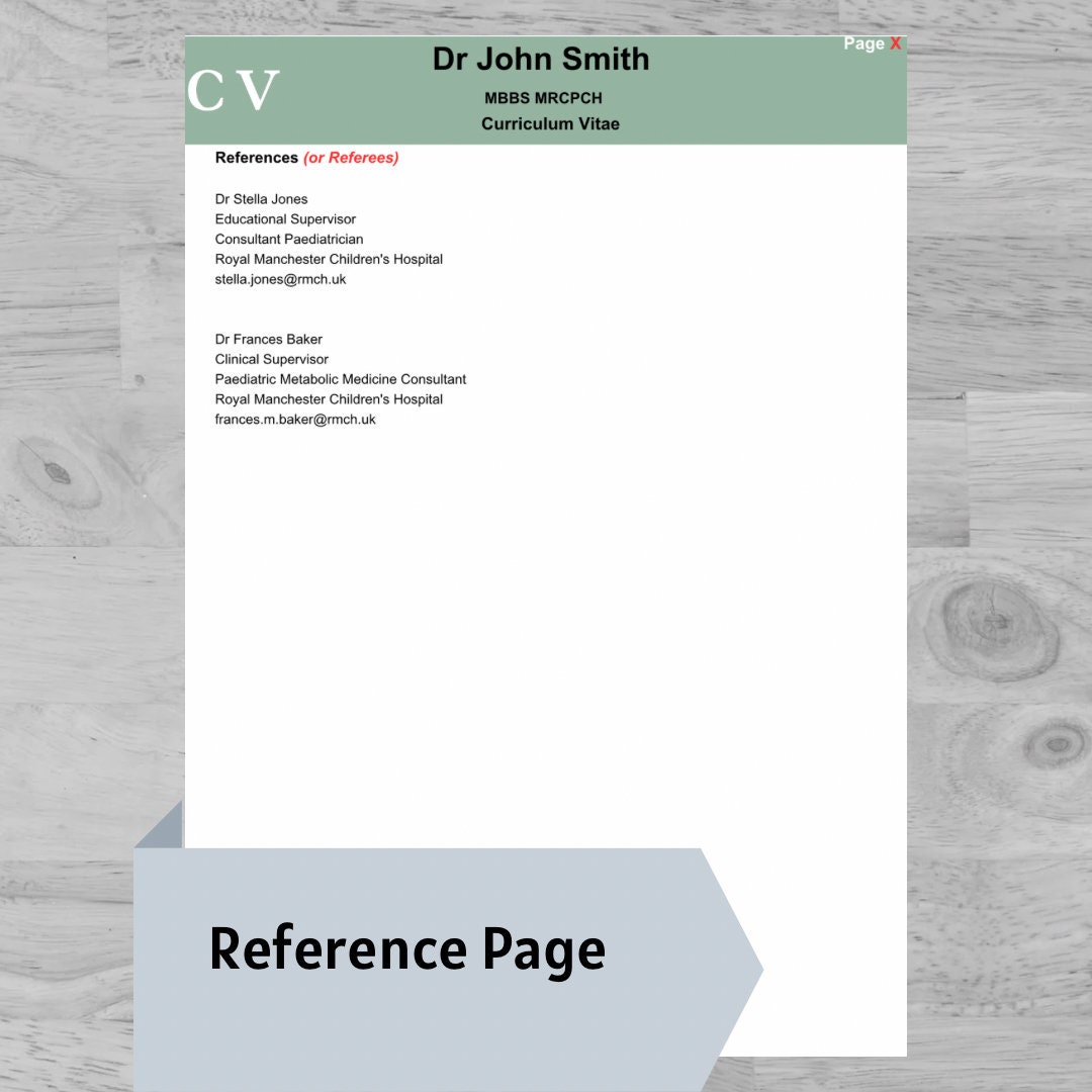 Professional Medical CV Templates Junior Doctors, Medical Resume UK ...