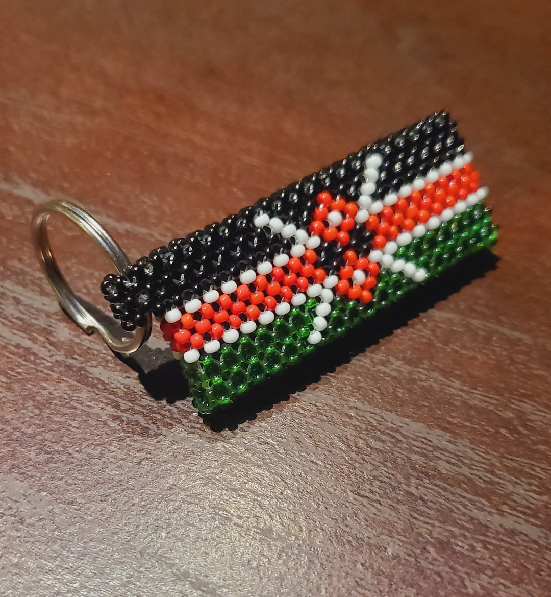 Kenya Flag Keychain - Etsy