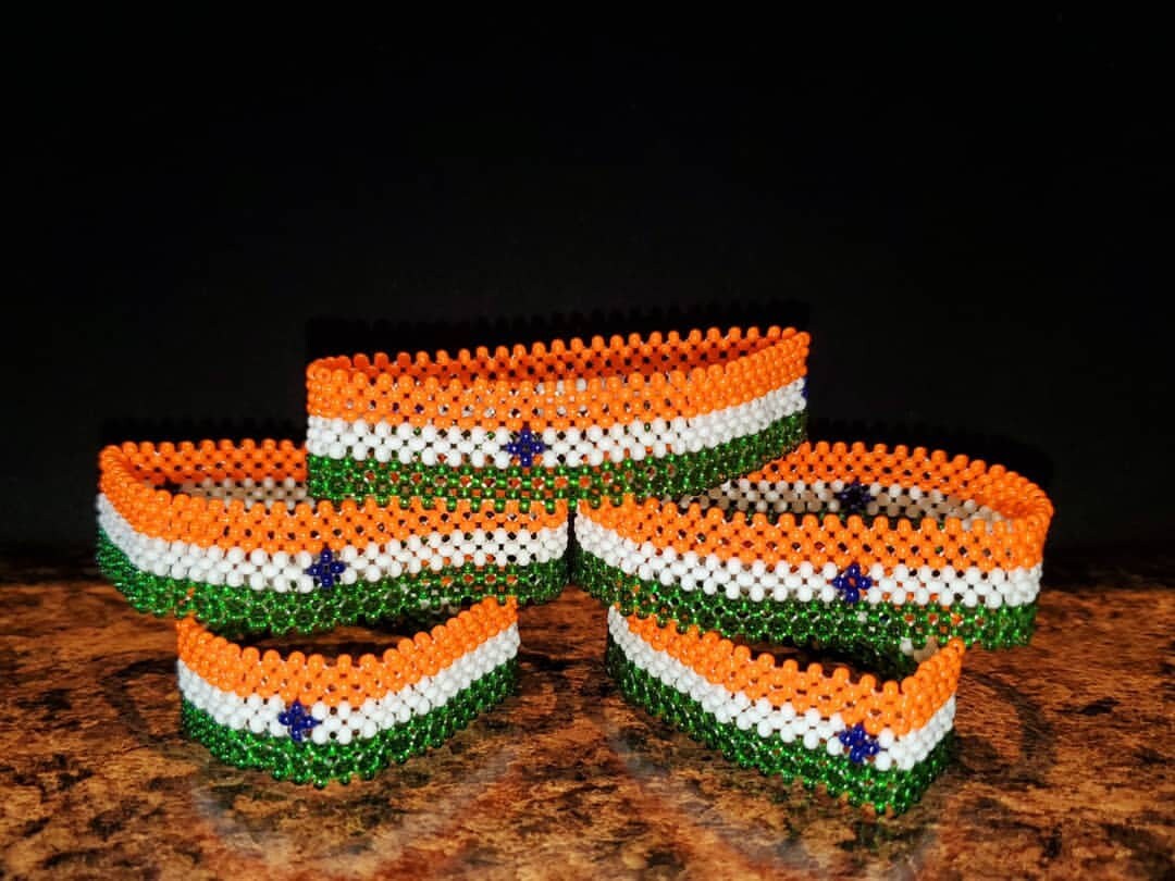 India Flag Bracelet - Etsy