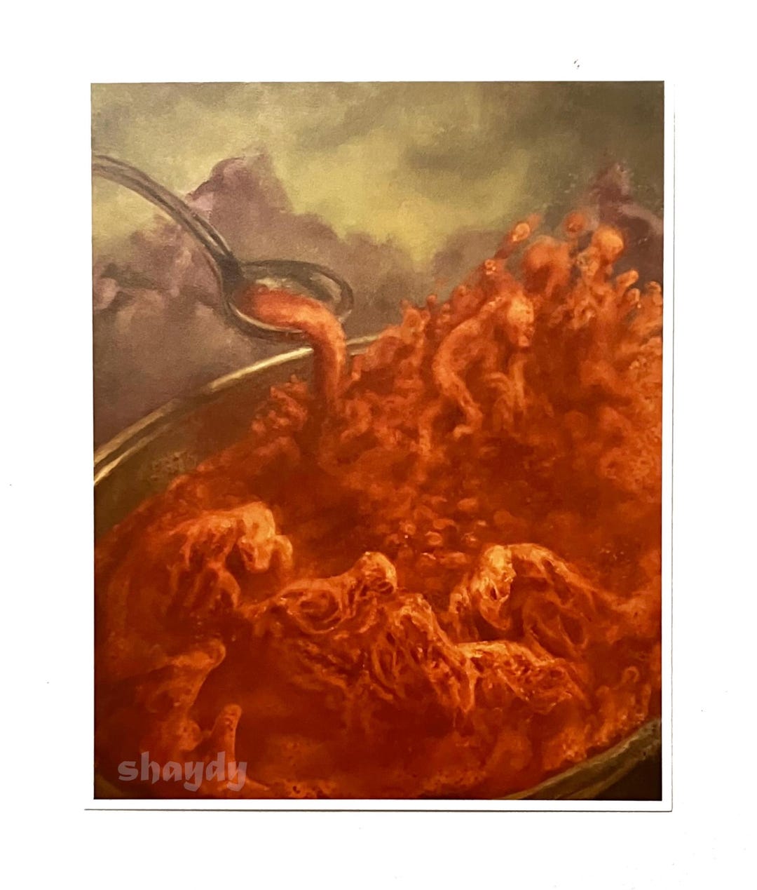 Sci-fi Surreal Eldritch Horror Painting, Primordial Dark Fantasy ...