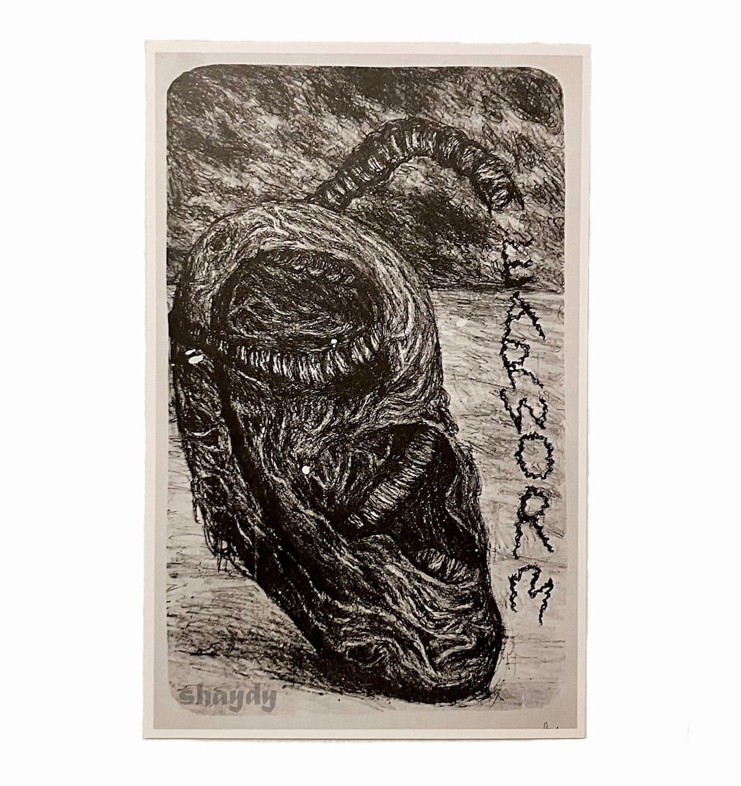 Gothic Body Horror Art Print, Macabre Rotting Corpse, Dark Surreal ...