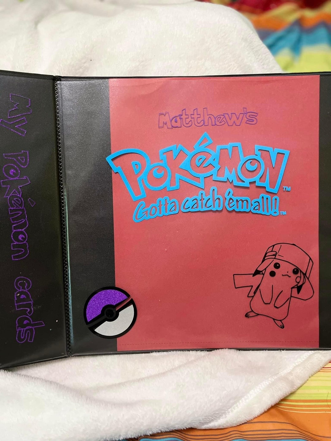 Custom Pokémon Card Binder - Etsy