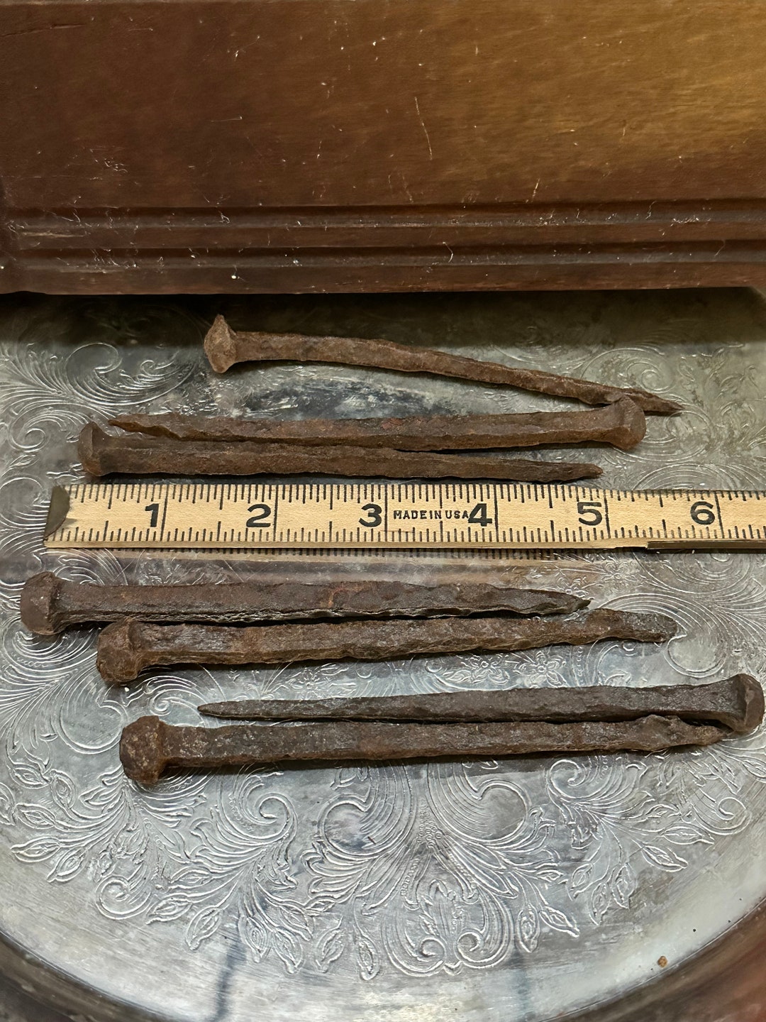 Large Coffin Nail/ Hand Forged Nail/ Goblincore/ Graveyard/ - Etsy