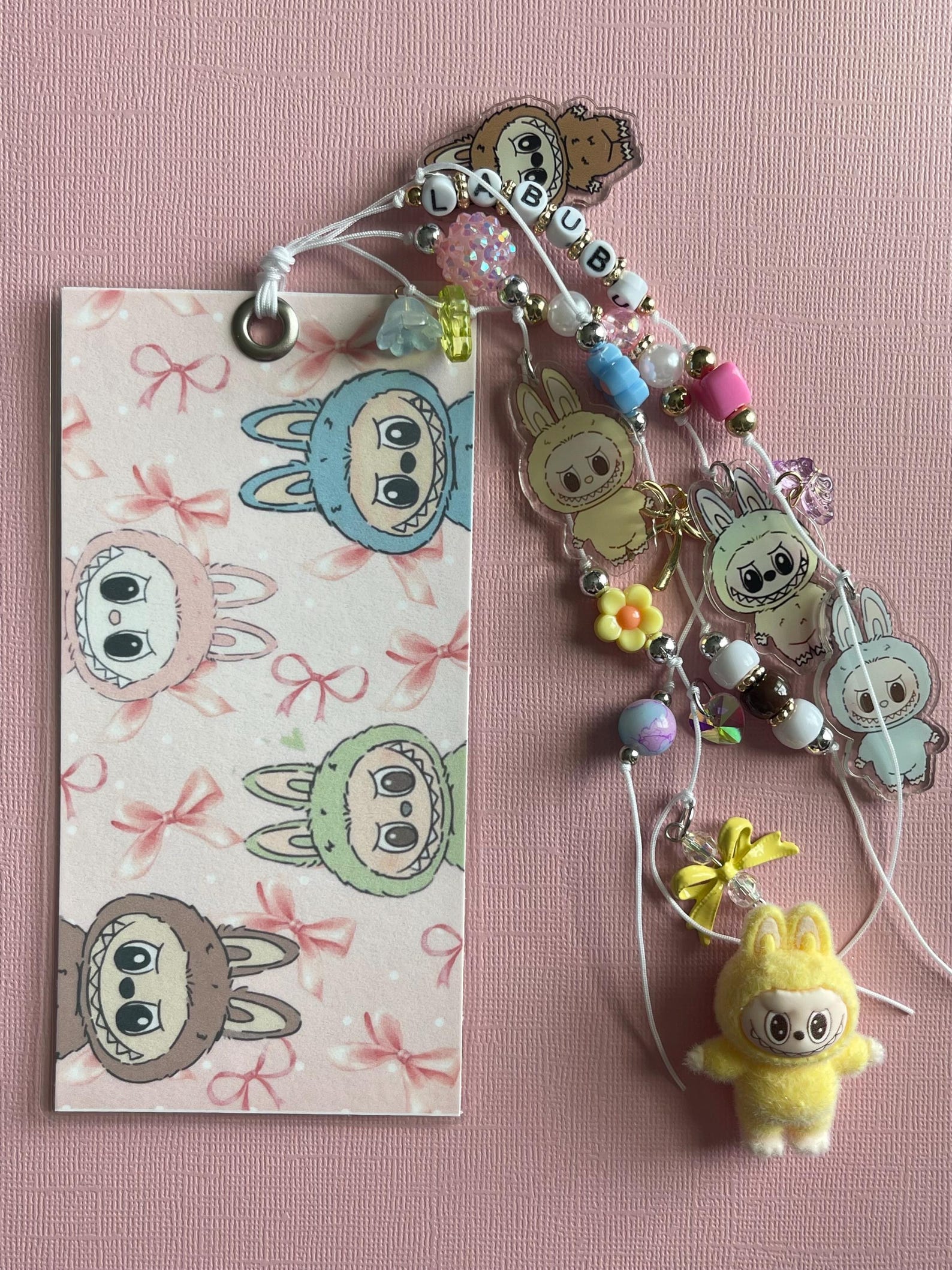 Labubu Themed Junk Journal Charm/bookmark - Etsy