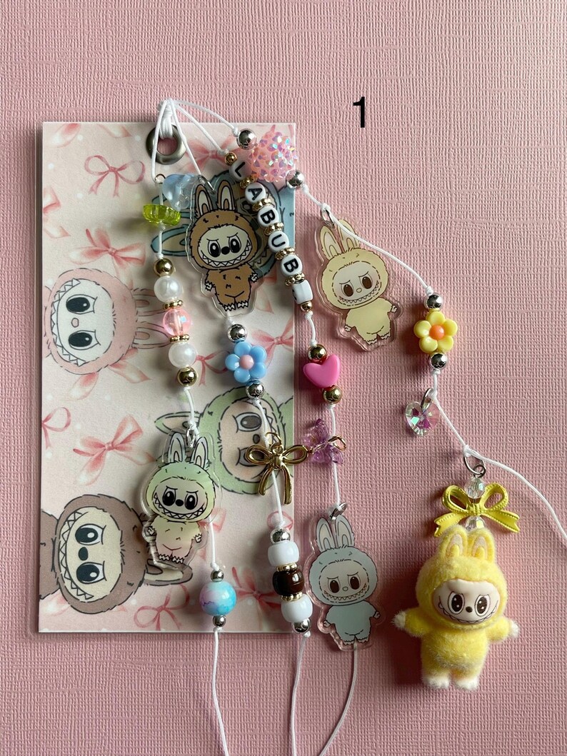 Labubu Themed Junk Journal Charm/bookmark - Etsy
