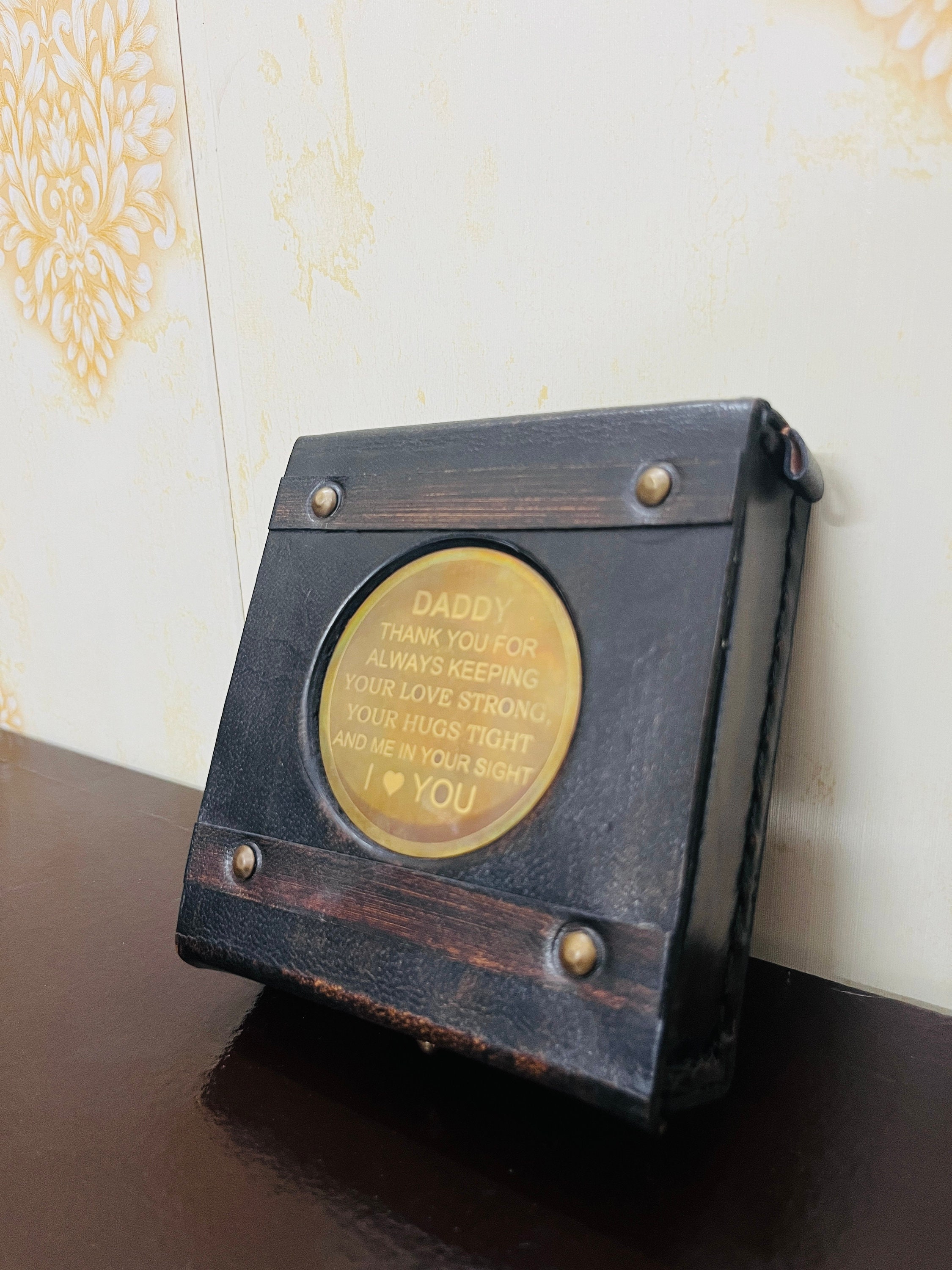 Antique Vintage Brass Henry Hughes Desk Magnifier Folding Magnifying ...