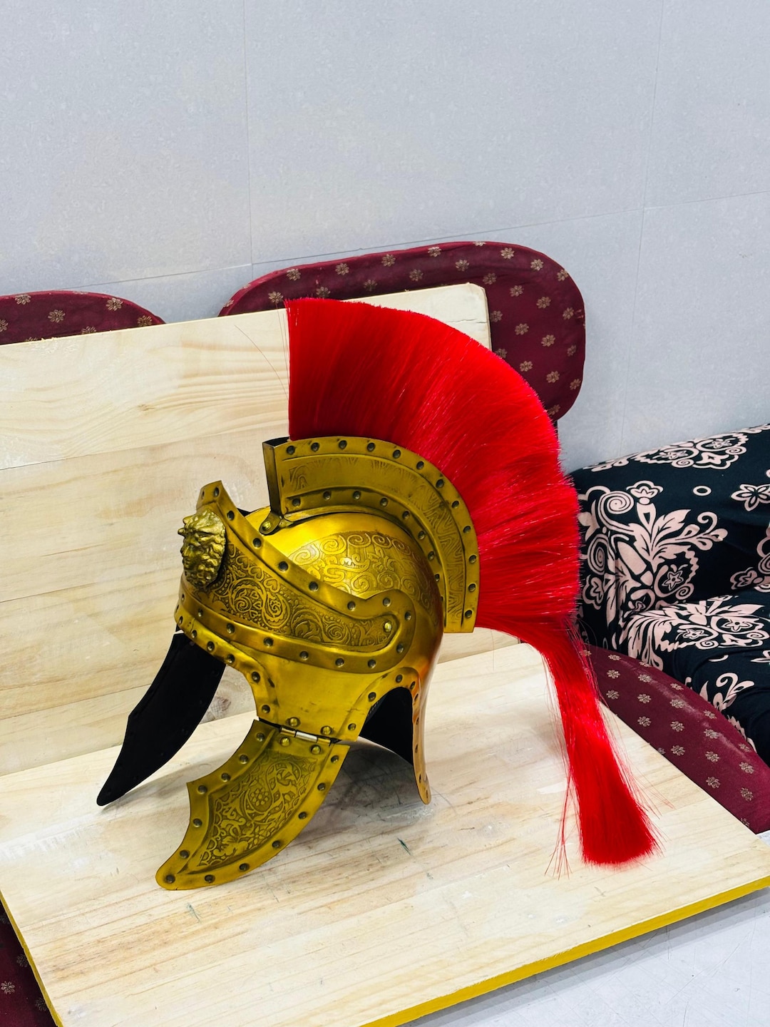 Medieval Classic Crusader Queen Helmet With Greek Goddess Medusa Emblem ...