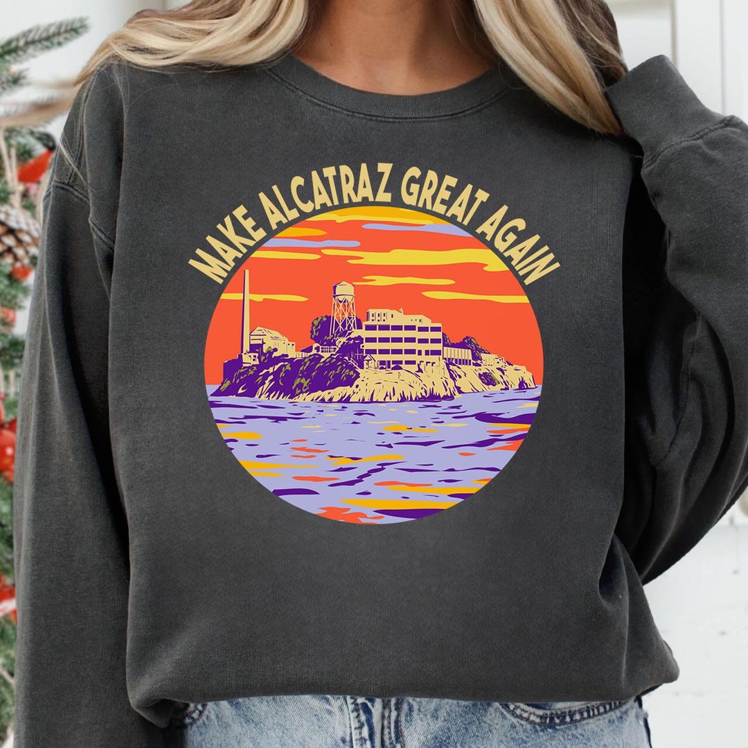 Make Alcatraz Great Again Png – MAGA Png, Trump Funny Design, Funny ...