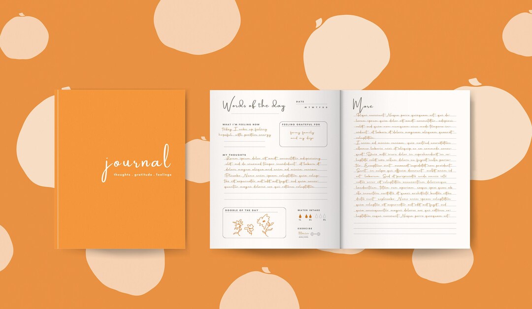 Daily Journal, Minimal, 100 Pages, Digital Download A4 PDF File ...