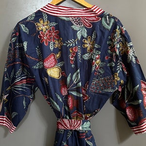 Long Cotton Kimono, Summer Robe, Bridesmaid Robe, Beach Coverup ...