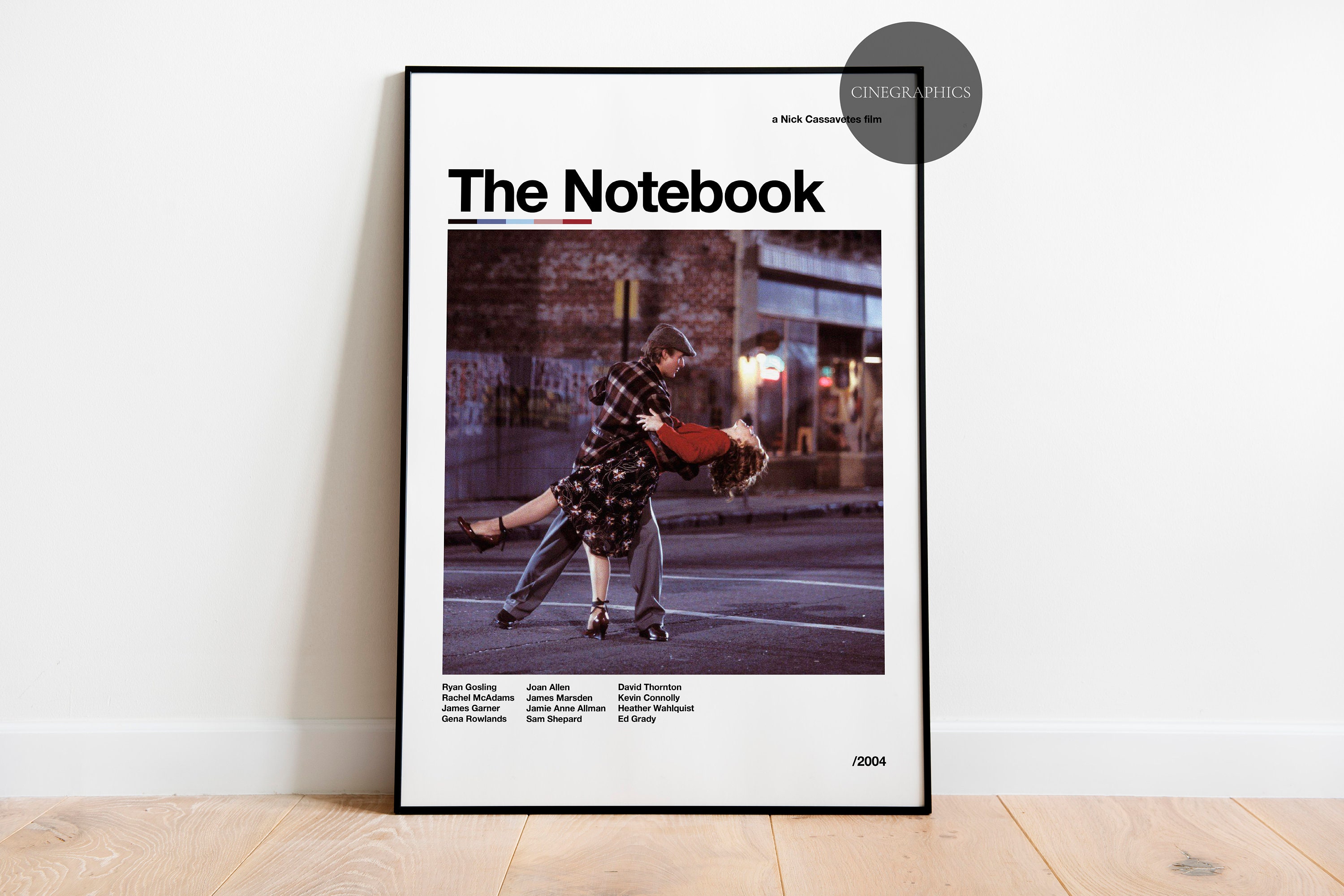 The Notebook Poster | Nick Cassavetes | Minimalistic Movie Poster ...