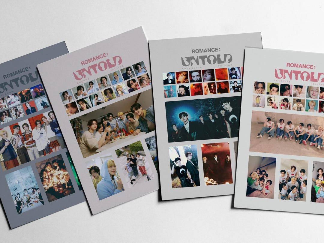 Romance Untold Poster Pack | Enhypen Poster | K-pop Poster | Wall Art ...