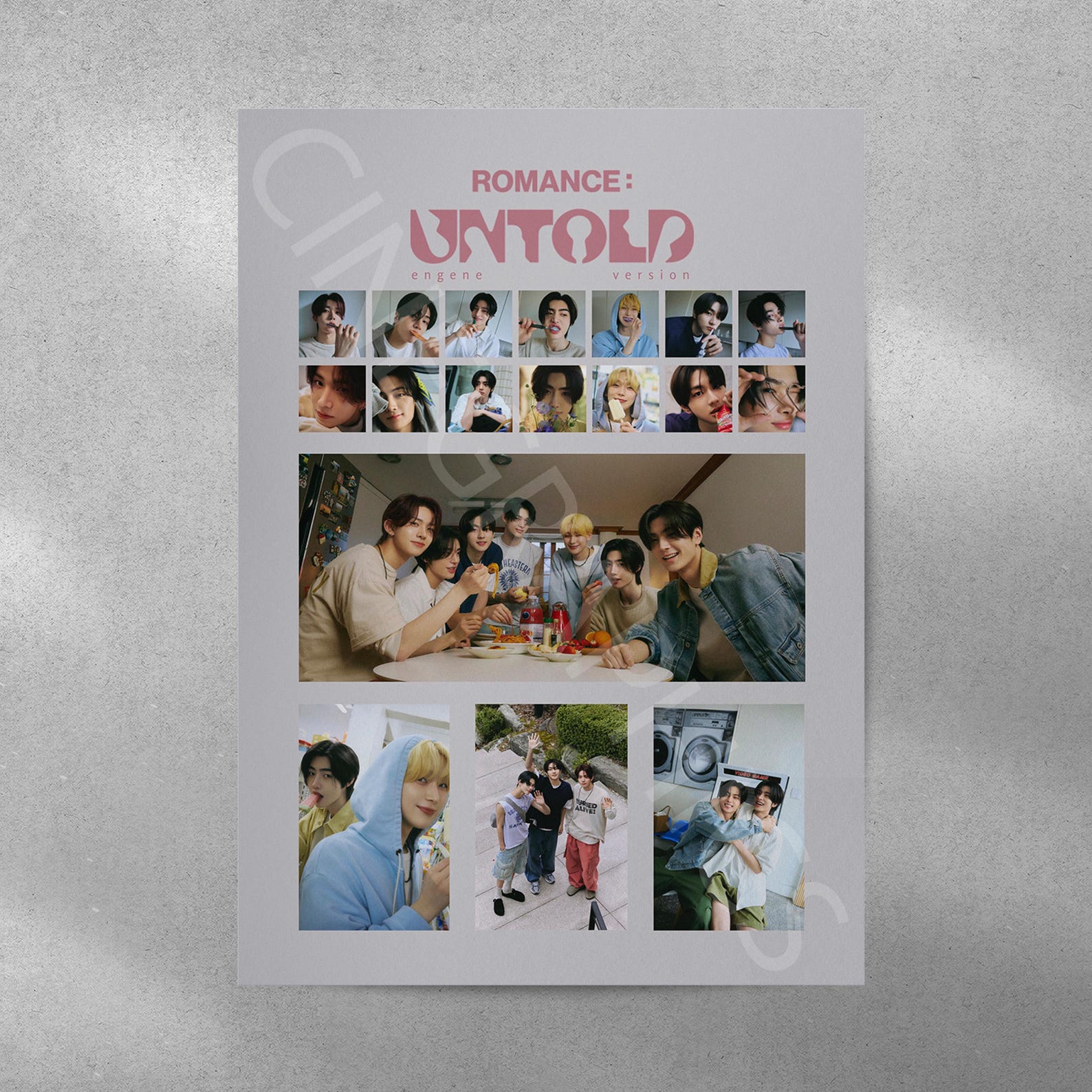 Romance Untold Poster Pack | Enhypen Poster | K-pop Poster | Wall Art ...