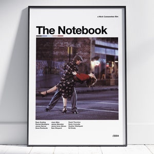 The Notebook Poster | Nick Cassavetes | Minimalistic Movie Poster ...