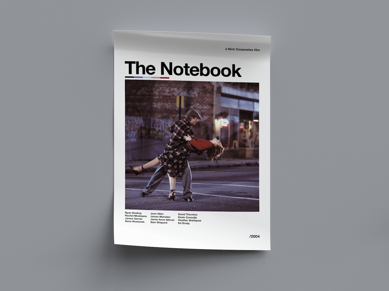 The Notebook Poster | Nick Cassavetes | Minimalistic Movie Poster ...