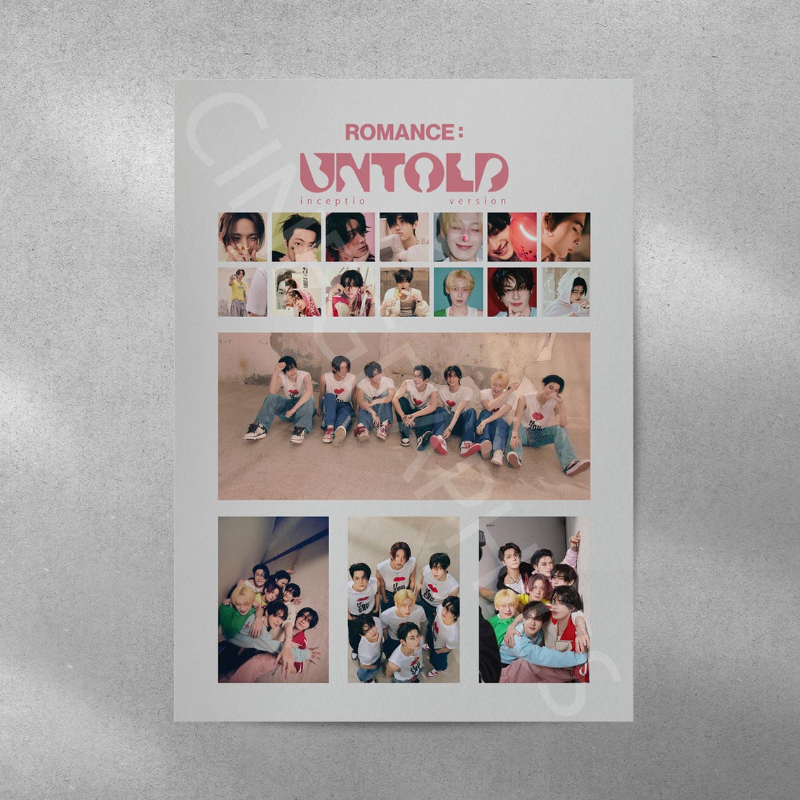 Romance Untold Poster Pack Enhypen Poster K-pop Poster Wall Art Print Home Decor - Etsy