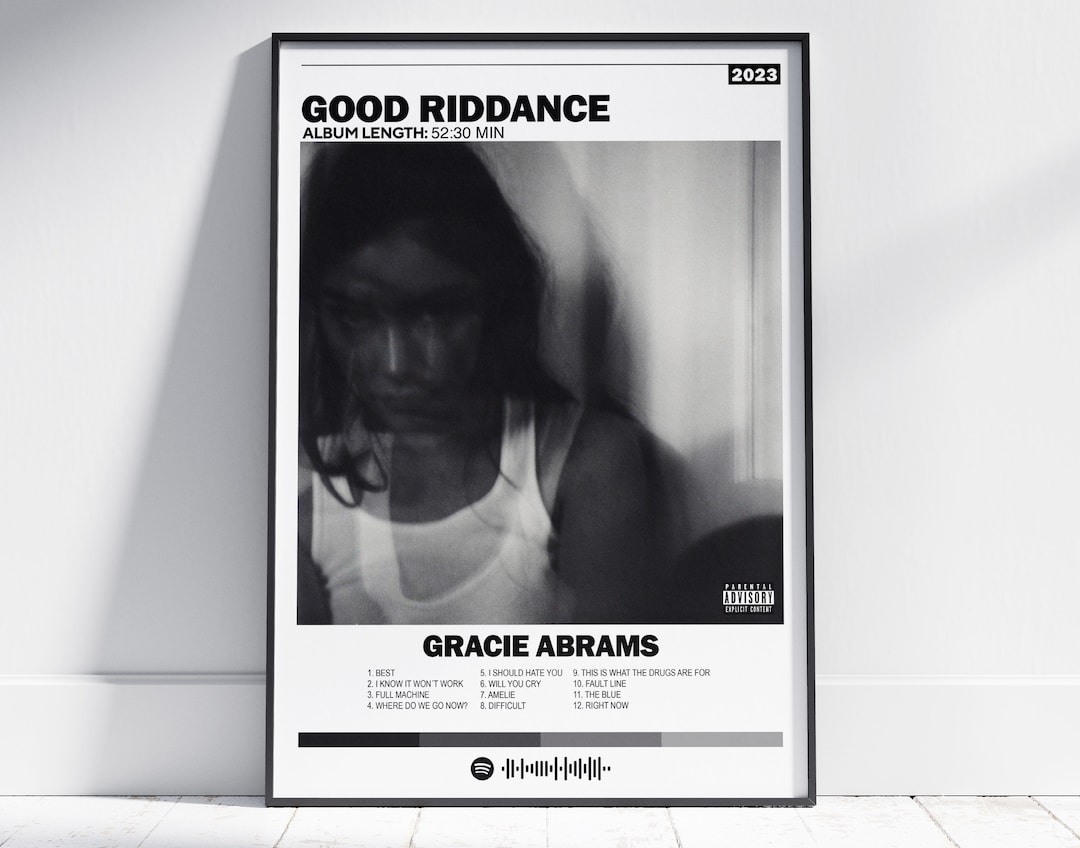 Gracie Abrams Poster | Good Riddance Poster | Good Riddance Album Cover ...