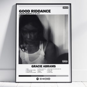 Gracie Abrams Poster | Good Riddance Poster | Good Riddance Album Cover ...