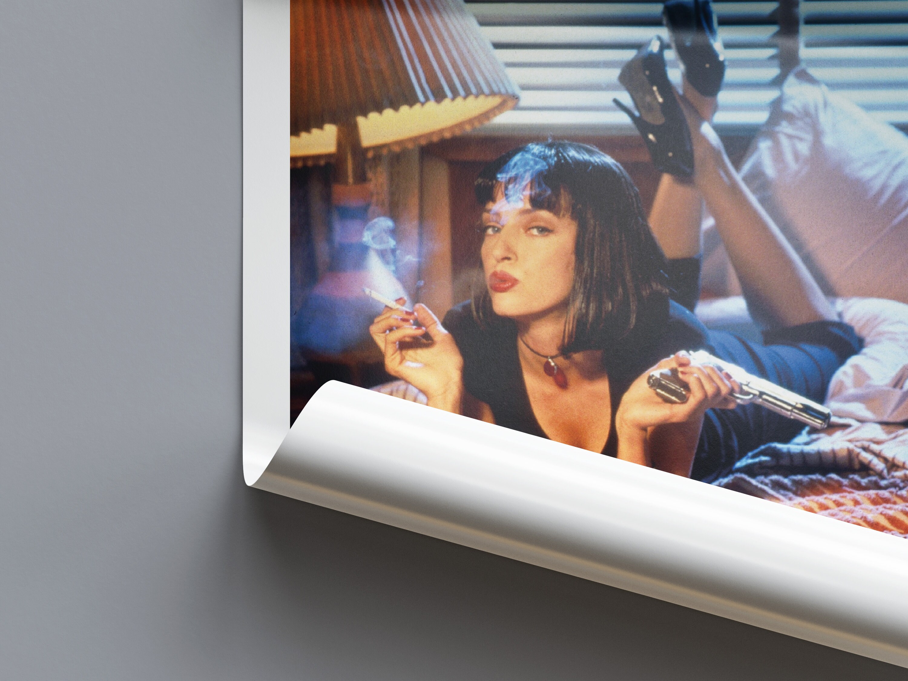 Pulp Fiction Poster: Quentin Tarantino Minimalist Movie Print (digital ...