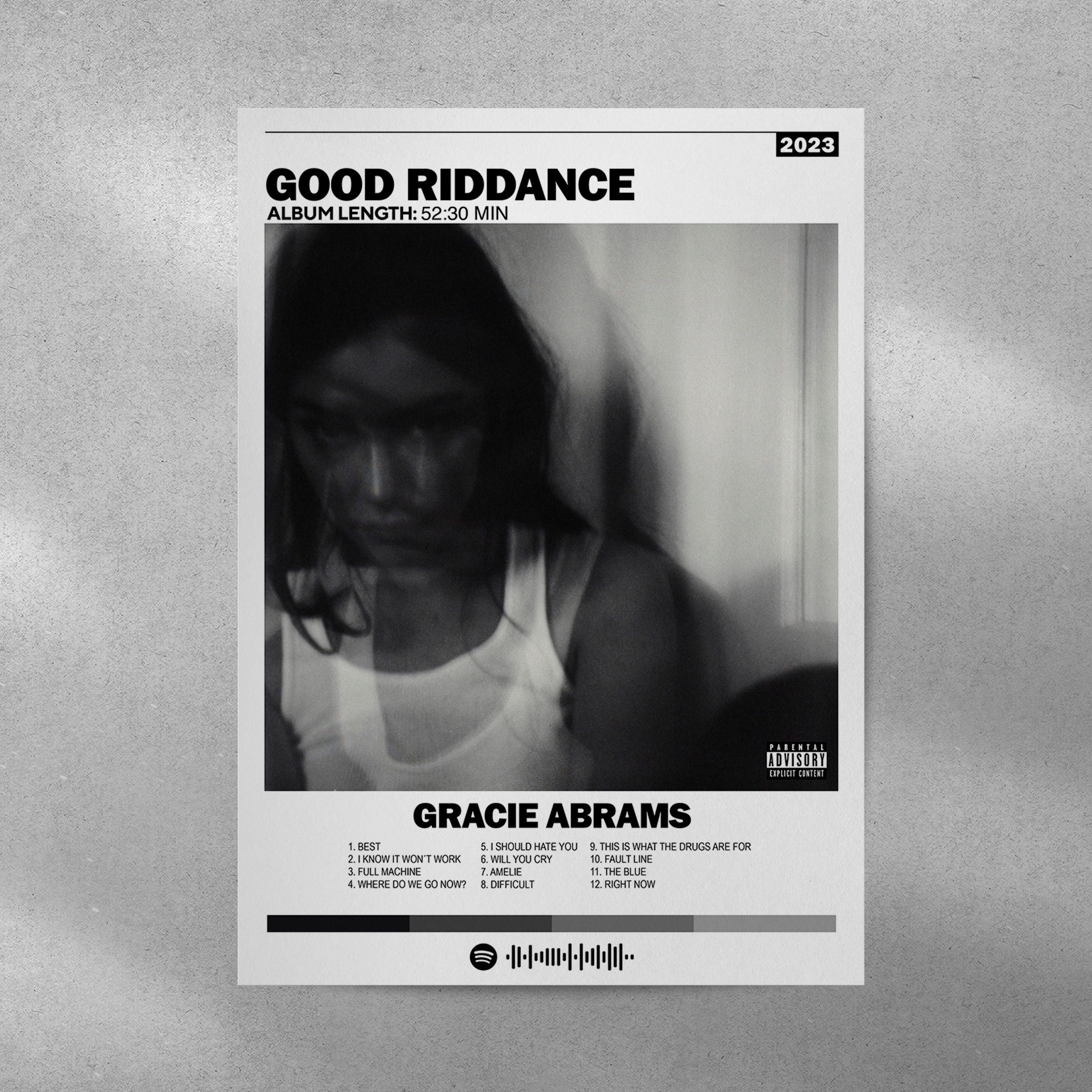Gracie Abrams Poster Good Riddance Poster Good Riddance - Etsy