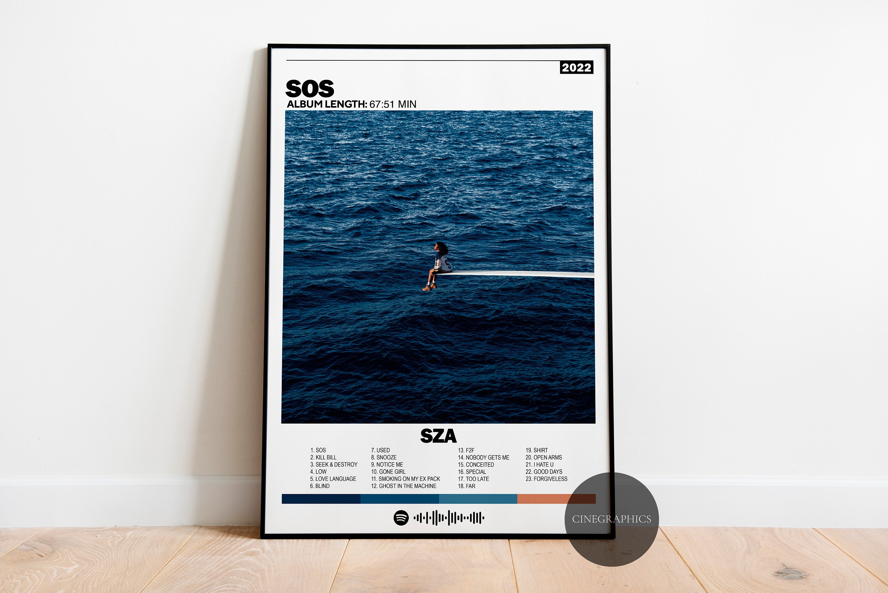SZA Poster SOS Poster SOS Album Cover Poster Digital Album Cover Poster ...