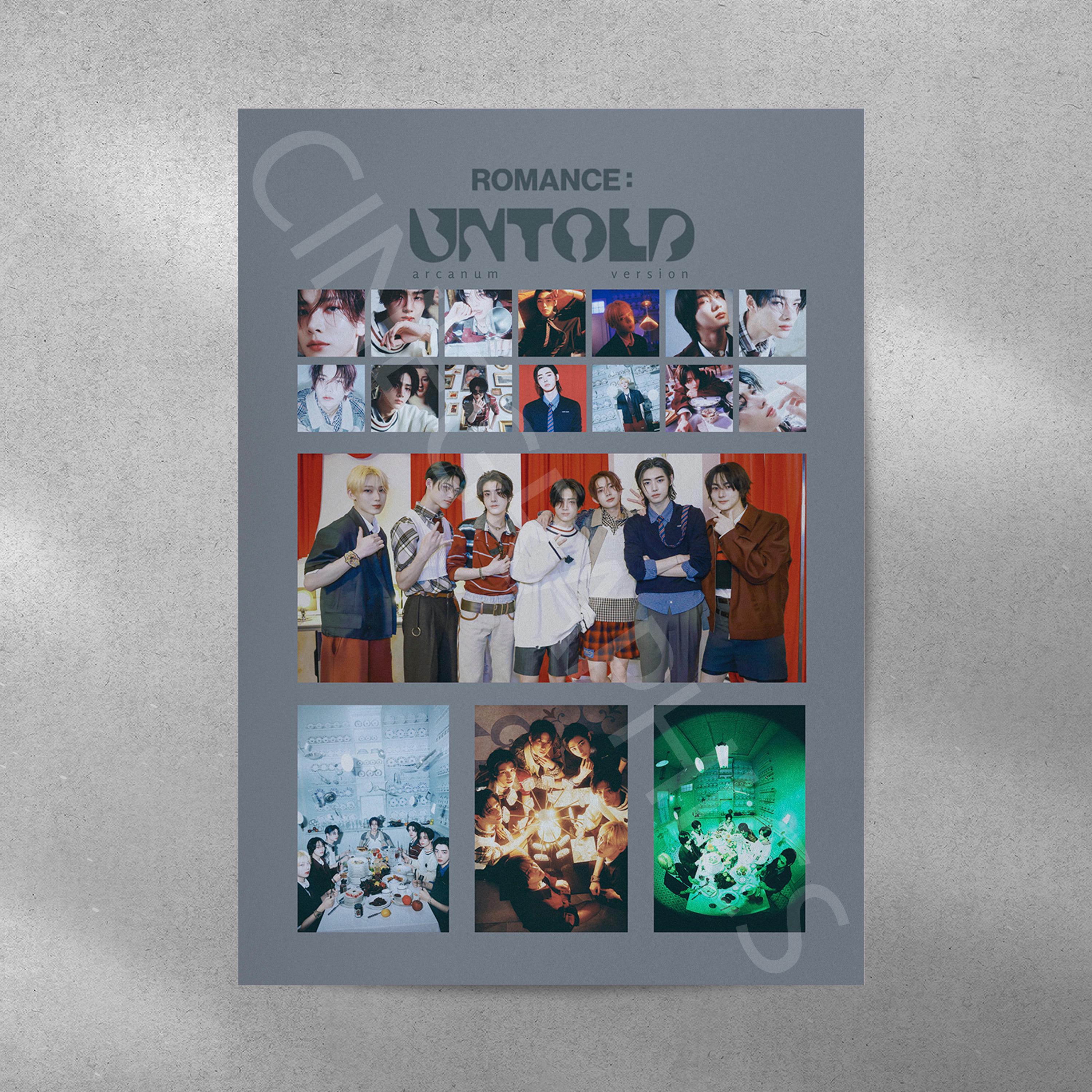 Romance Untold Arcanum Version Poster | Enhypen Poster | K-pop Poster ...