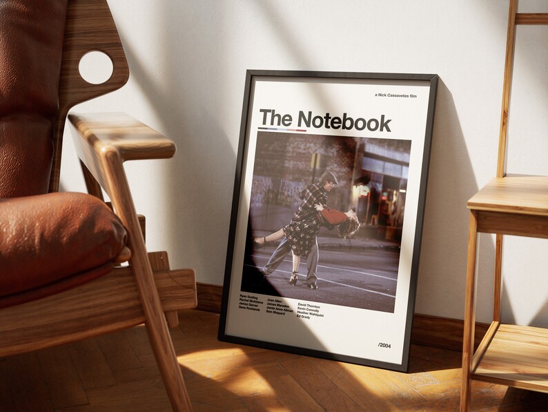 The Notebook Poster | Nick Cassavetes | Minimalistic Movie Poster ...