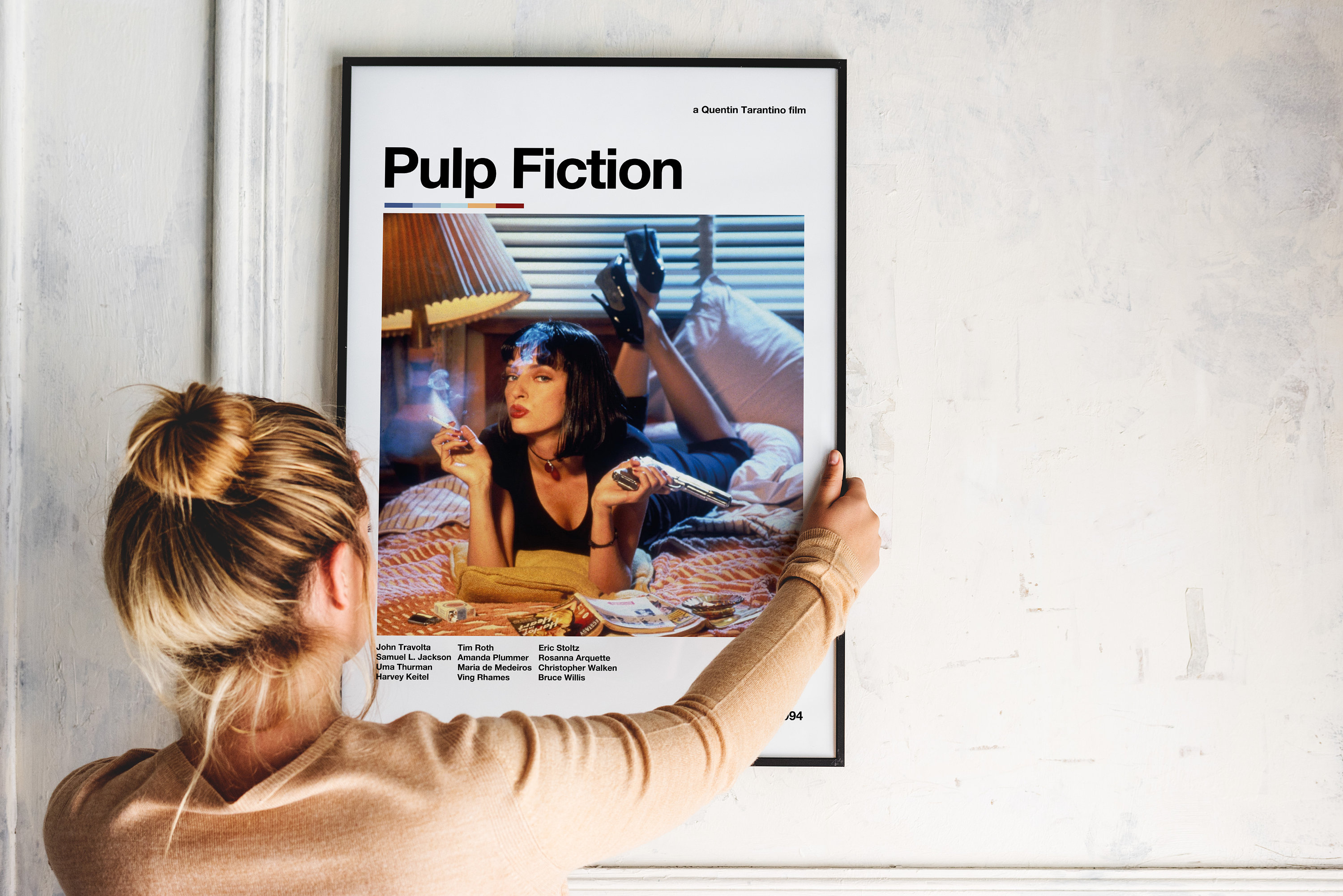 Pulp Fiction Poster | Quentin Tarantino | Minimalistic Movie Poster ...