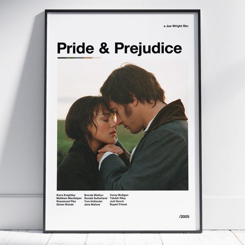 Pride and Prejudice Poster - Etsy