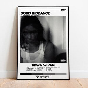 Gracie Abrams Poster Good Riddance Poster Good Riddance - Etsy