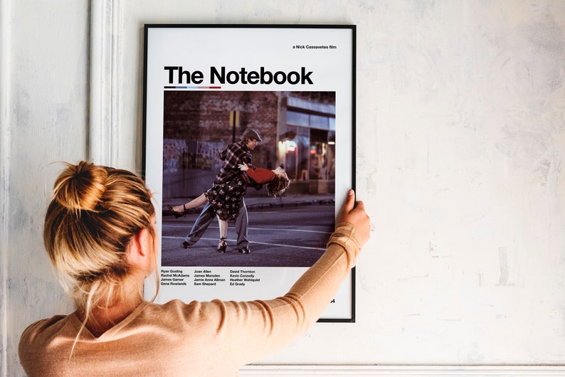 The Notebook Poster | Nick Cassavetes | Minimalistic Movie Poster ...