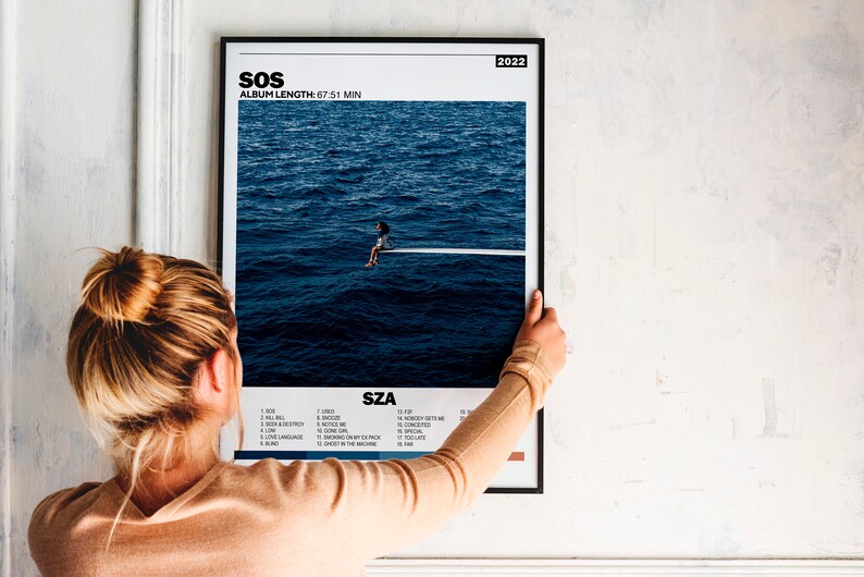 SZA Poster SOS Poster SOS Album Cover Poster Digital Album Cover Poster ...