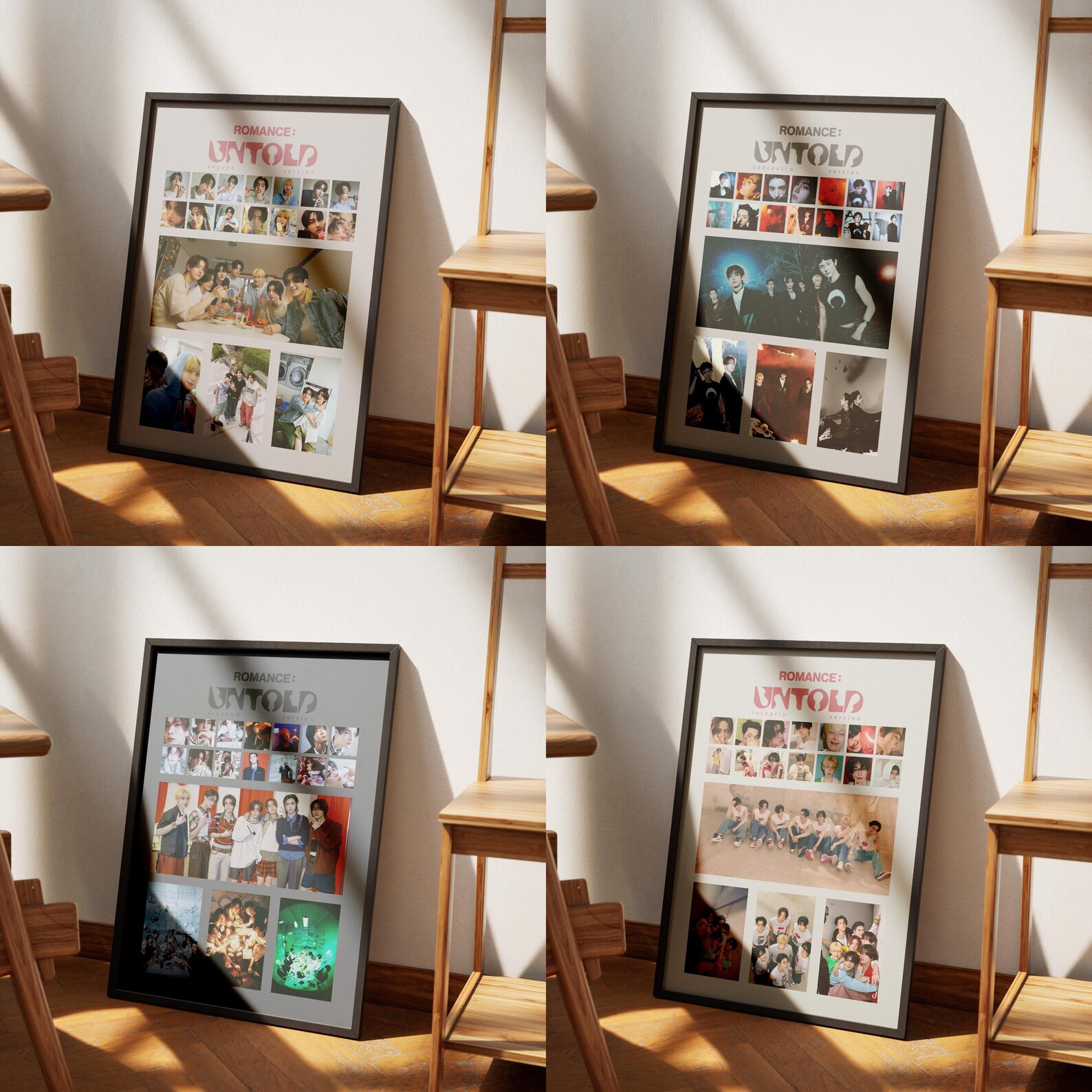 Romance Untold Poster Pack | Enhypen Poster | K-pop Poster | Wall Art ...