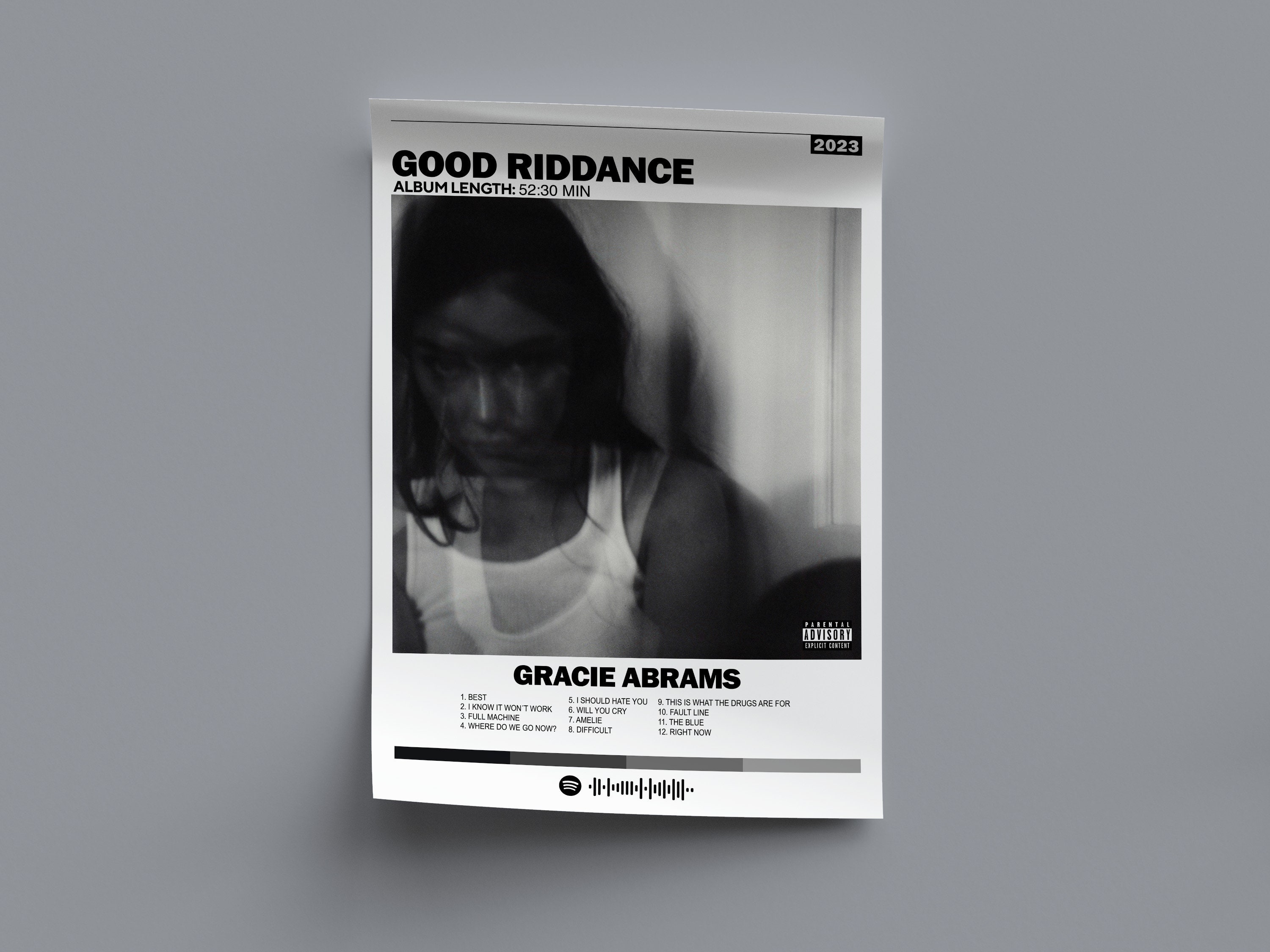 Gracie Abrams Poster | Good Riddance Poster | Good Riddance Album Cover ...
