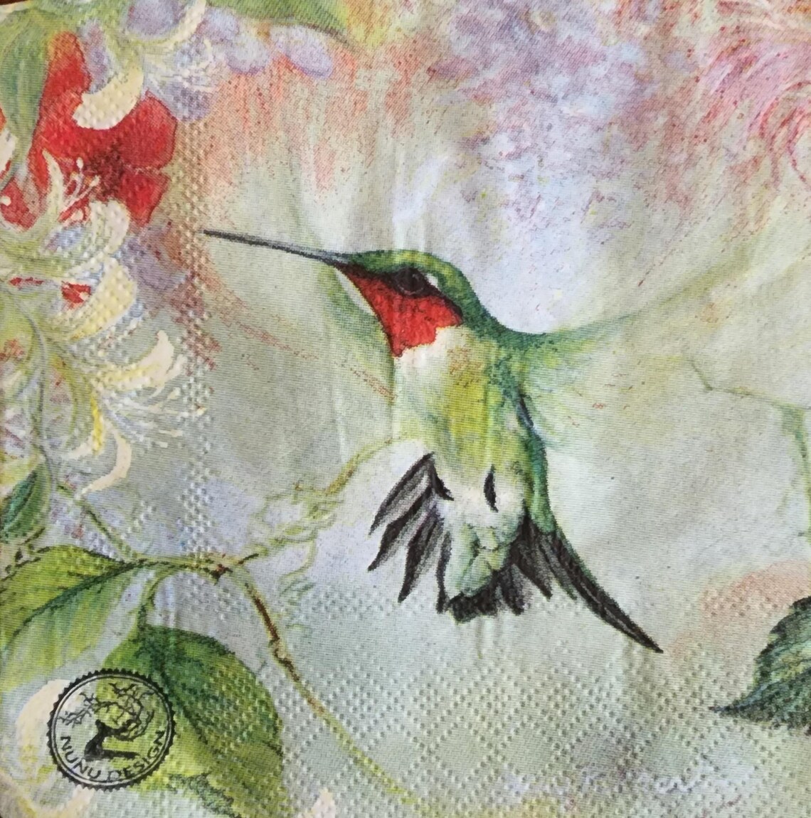 BACK IN Stock**hummingbird in Flight** Paper Napkins, Great for ...