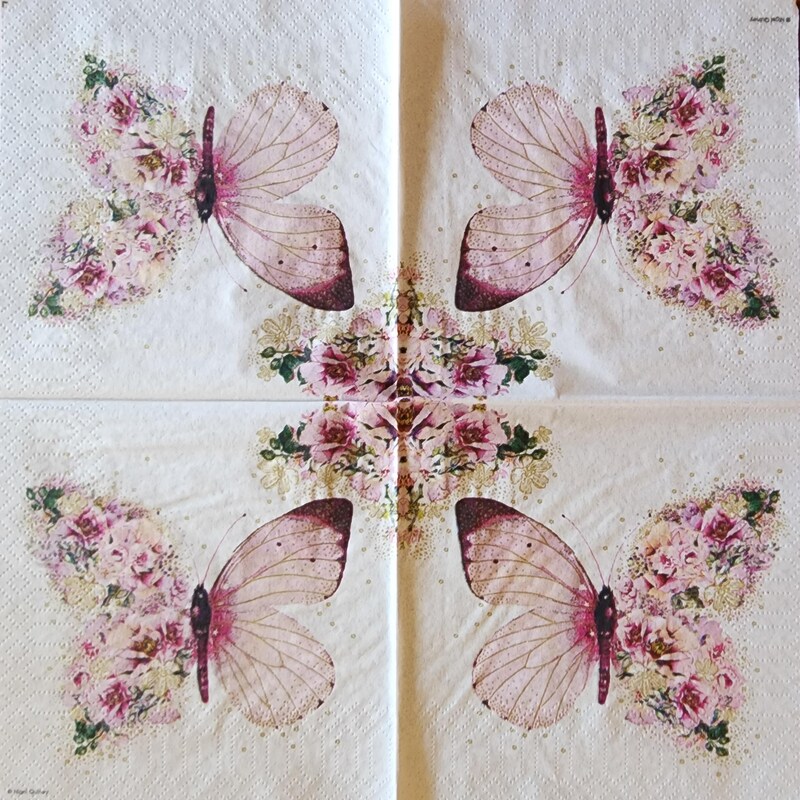 Decoupage Butterfly - Etsy
