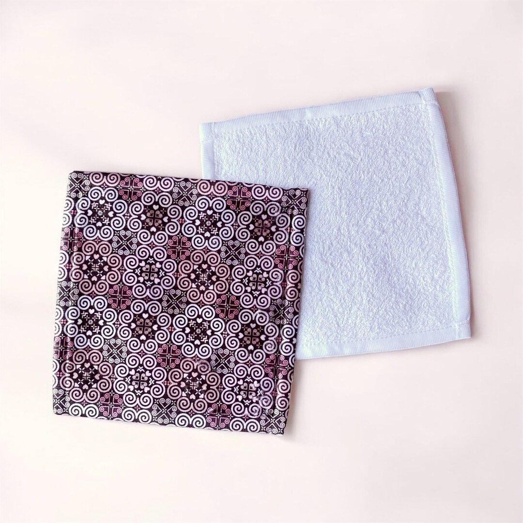 Hmong Inspired Design - Brown Pink Design - 8"l X 8"w - Towel - Etsy