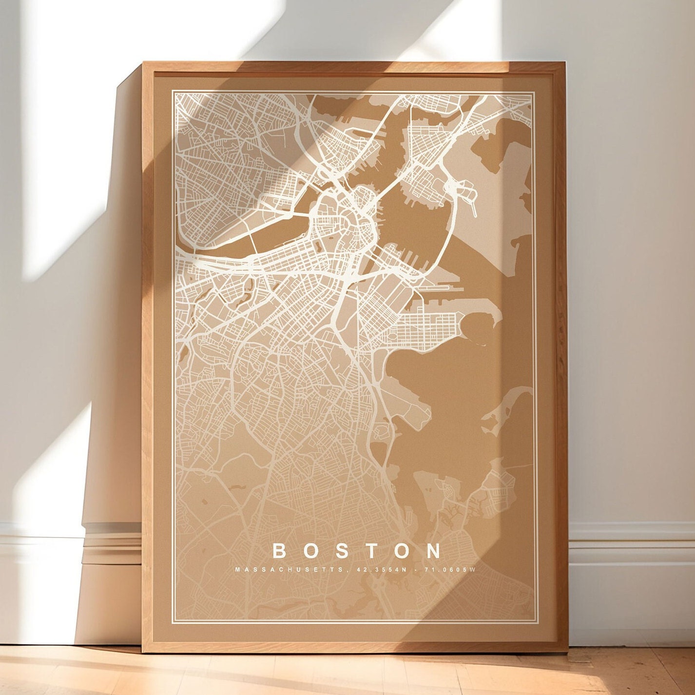 Boston Map Poster, Any City Map Print, Boston MA Art, City Map Prints ...