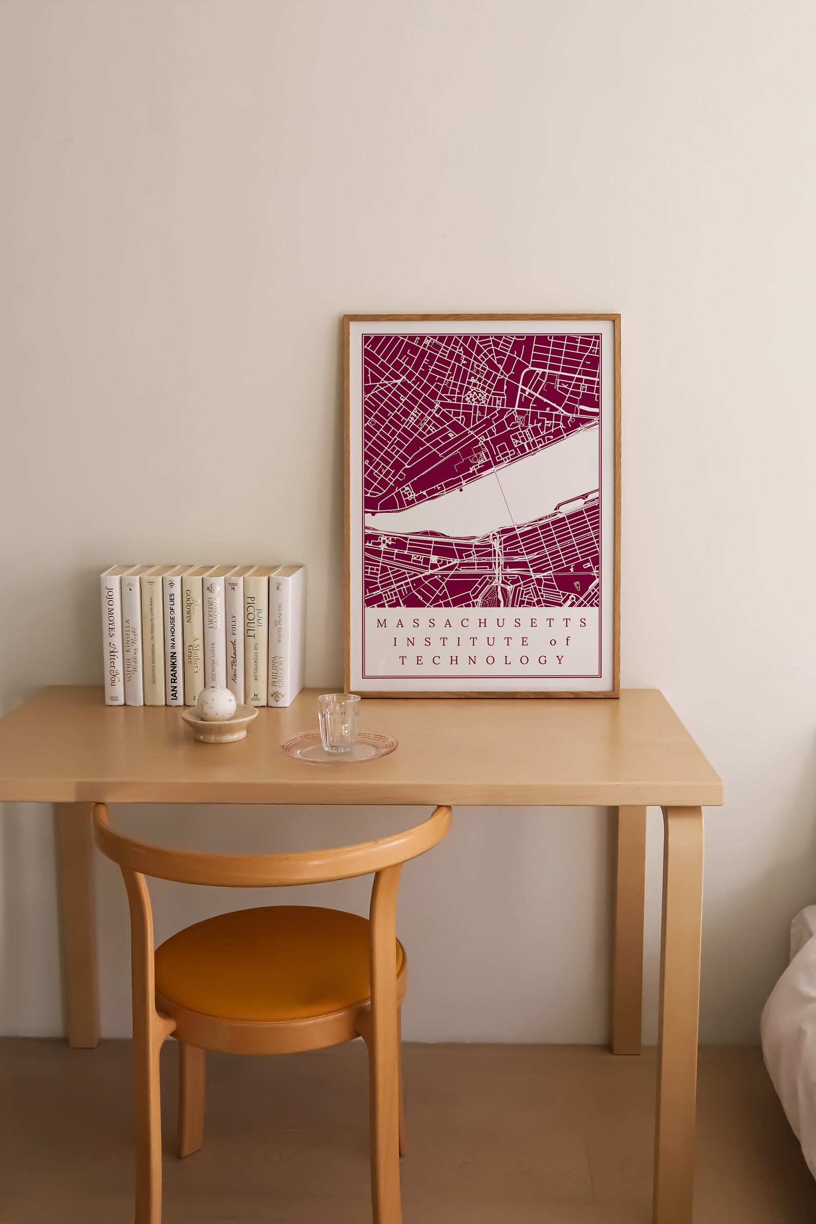 MIT Campus Map Print, Massachusetts Institute of Technology, Cambridge ...