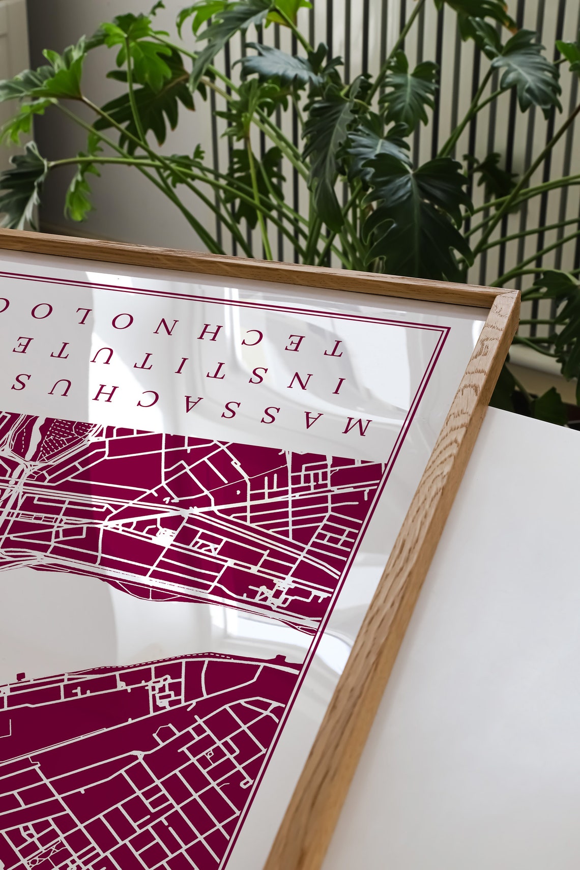 MIT Campus Map Print, Massachusetts Institute of Technology, Cambridge ...