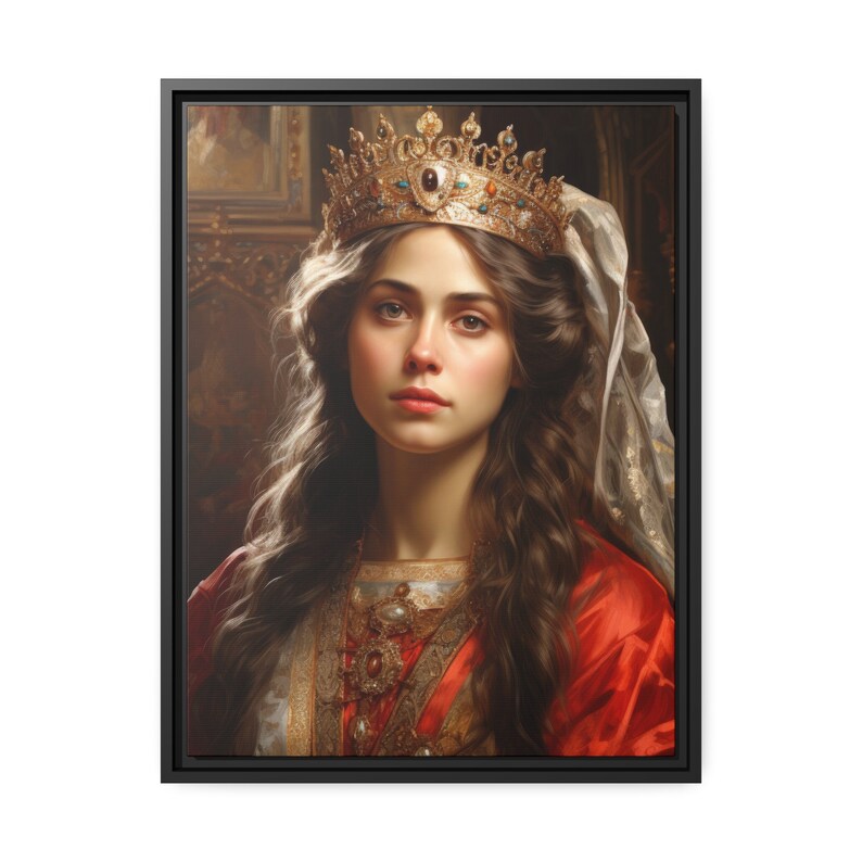 Queen Esther: an Exclusive Canvas Print of Queen Esther From the Bible ...