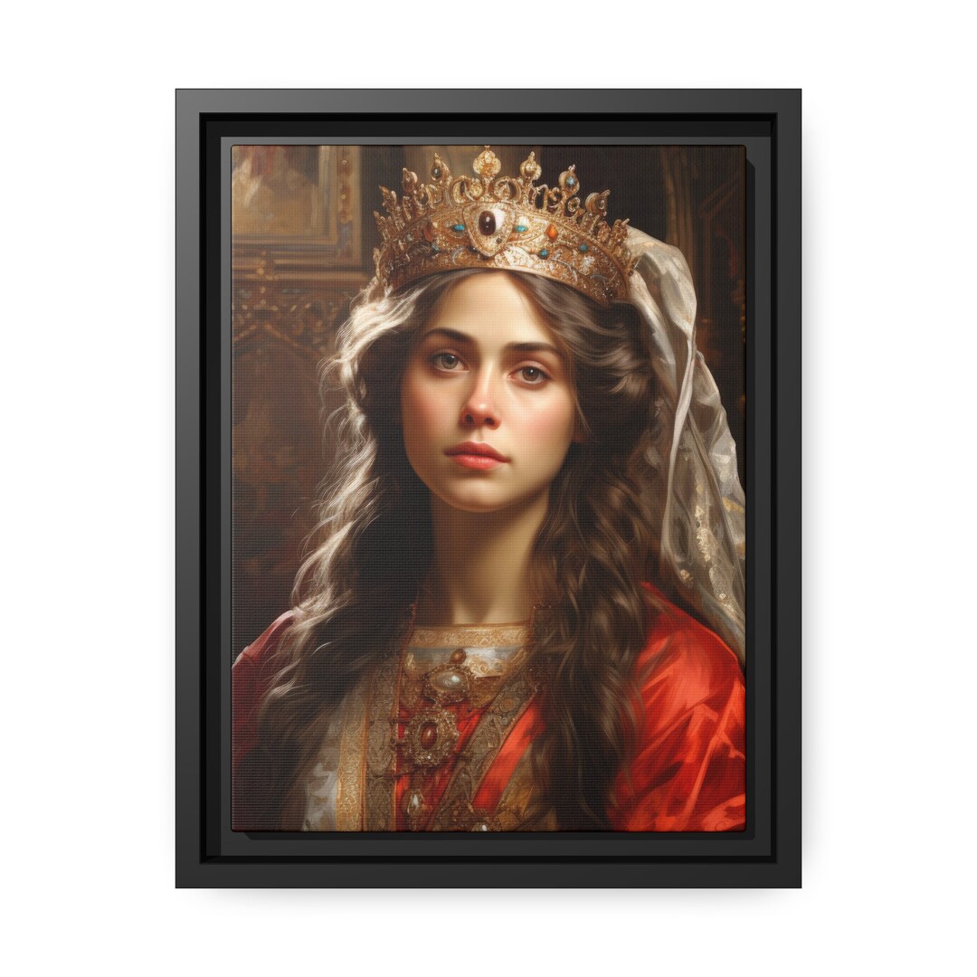 Queen Esther: an Exclusive Canvas Print of Queen Esther From the Bible ...