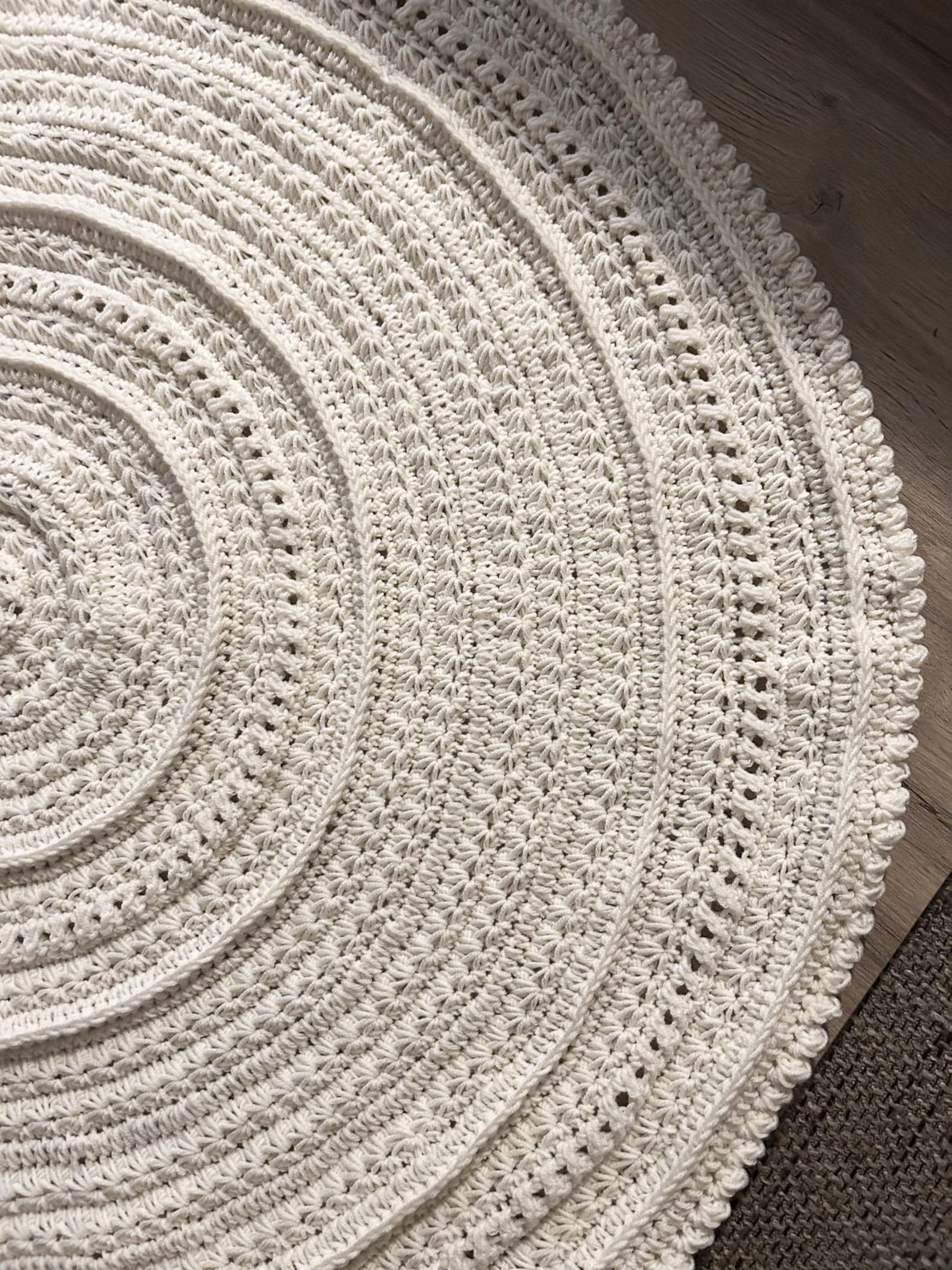 Crochet Baby Blanket Pattern PDF Round Baby Blanket DIY Stroller ...