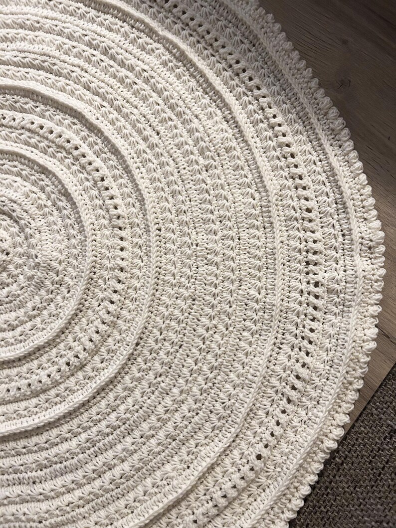 Crochet Baby Blanket Pattern PDF Round Baby Blanket DIY Stroller ...