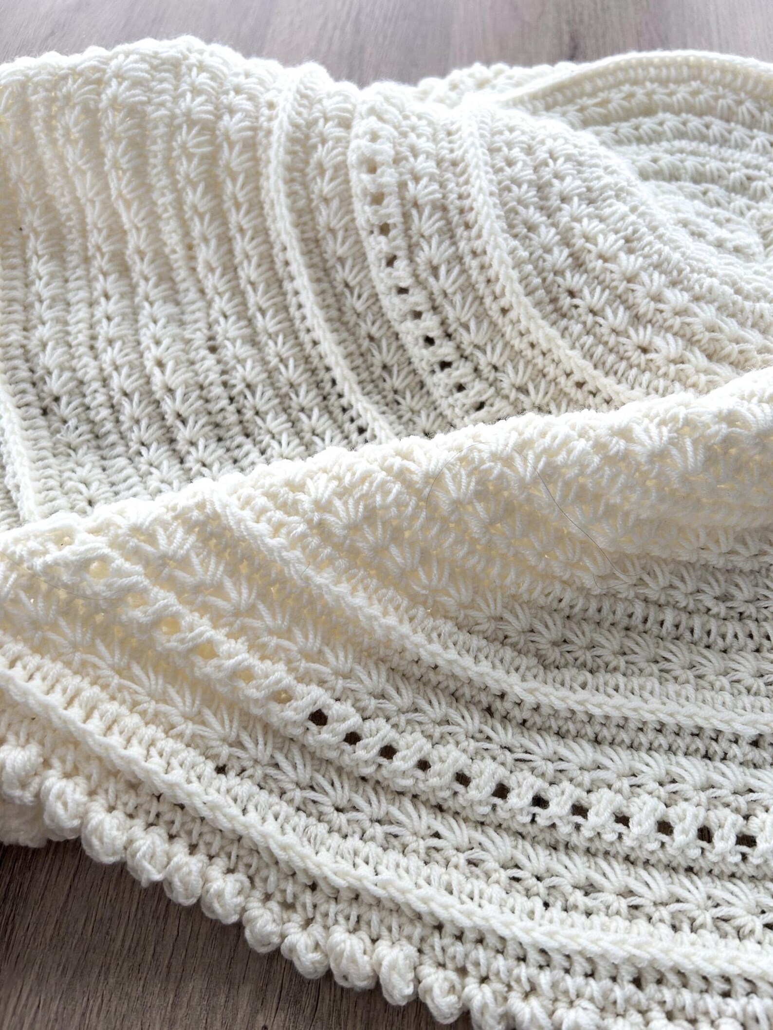 Crochet Baby Blanket Pattern PDF Round Baby Blanket DIY Stroller ...