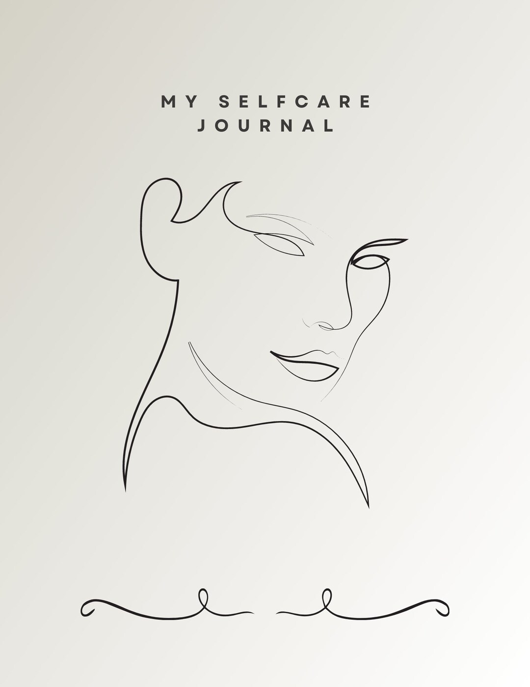 My Selfcare Journal Printable Selfcare 5 Minutes Journal, Minimalist ...