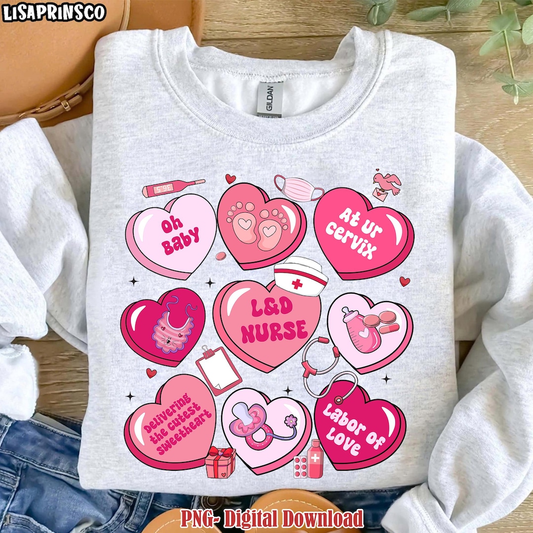 L&D Nurse Valentine Png, Labor and Delivery Valentine Png, Valentine LD ...