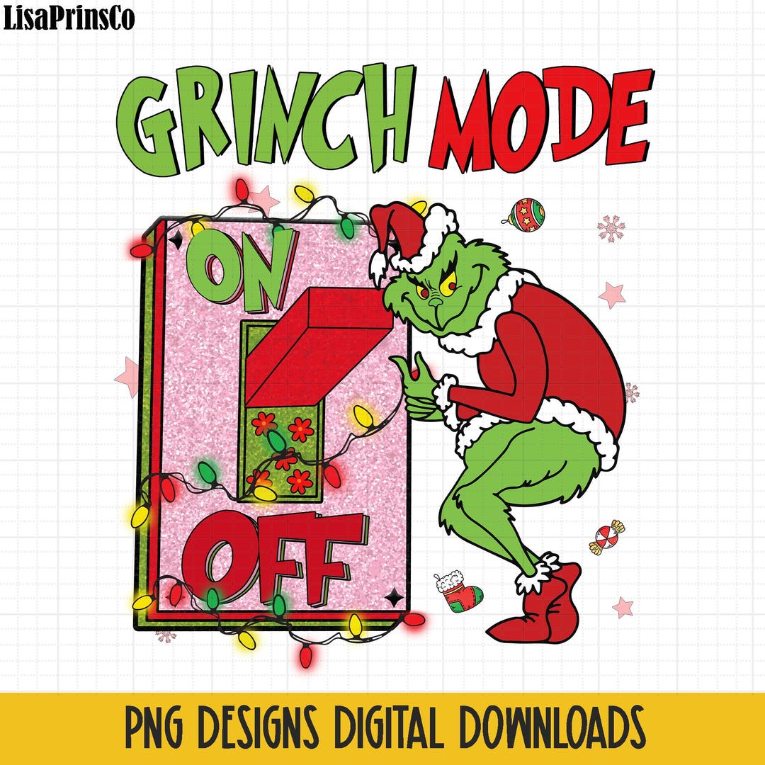 Grinc.h Mode on Png, Grincmas Mode Png, Stitch Grinc Mode on Christmas ...